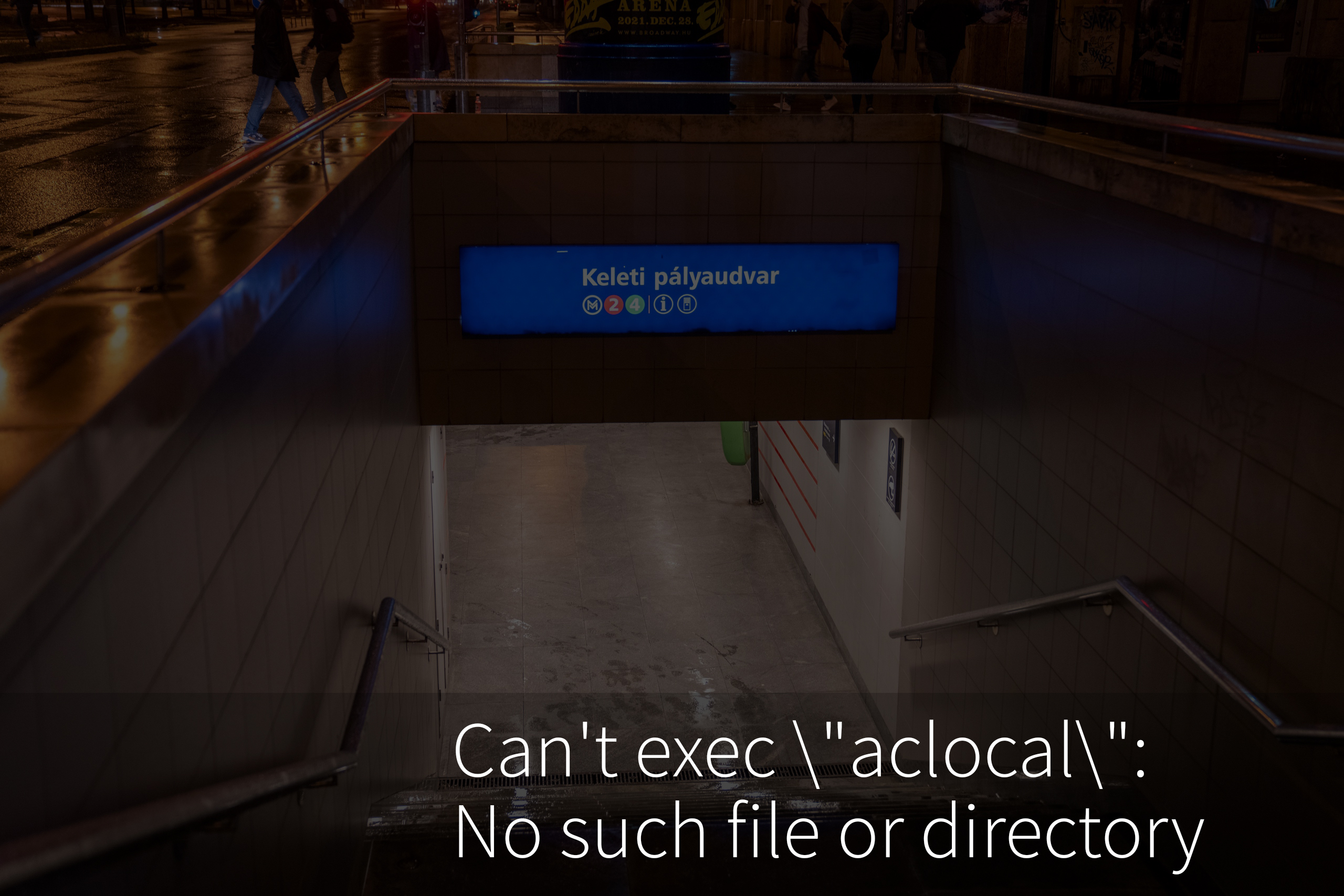 Как исправить "Can't exec aclocal: No such file or directory"? — Дневник web-разработчика
